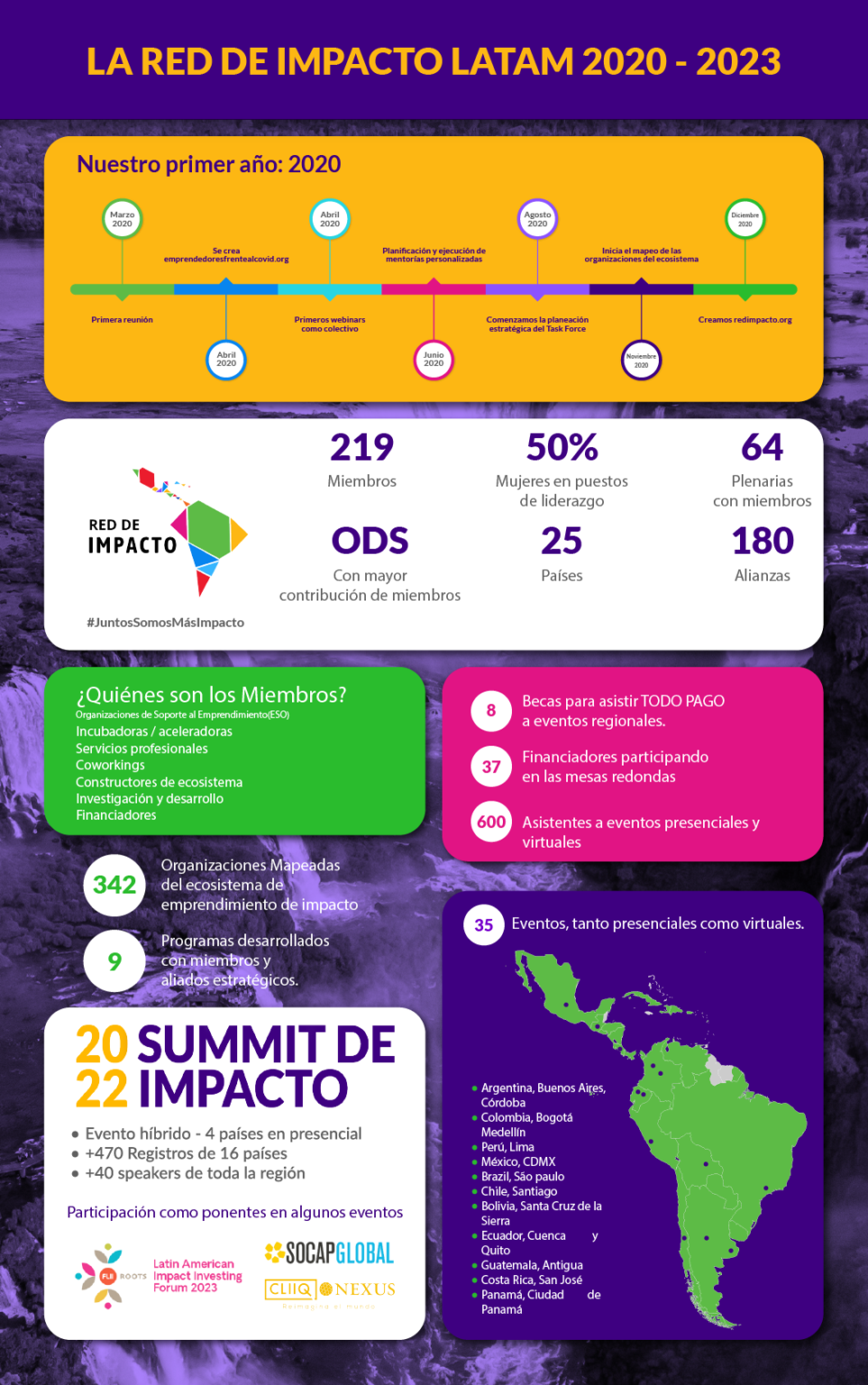 Primer reporte de impacto de la Red de Impacto LATAM – Red Impacto LATAM